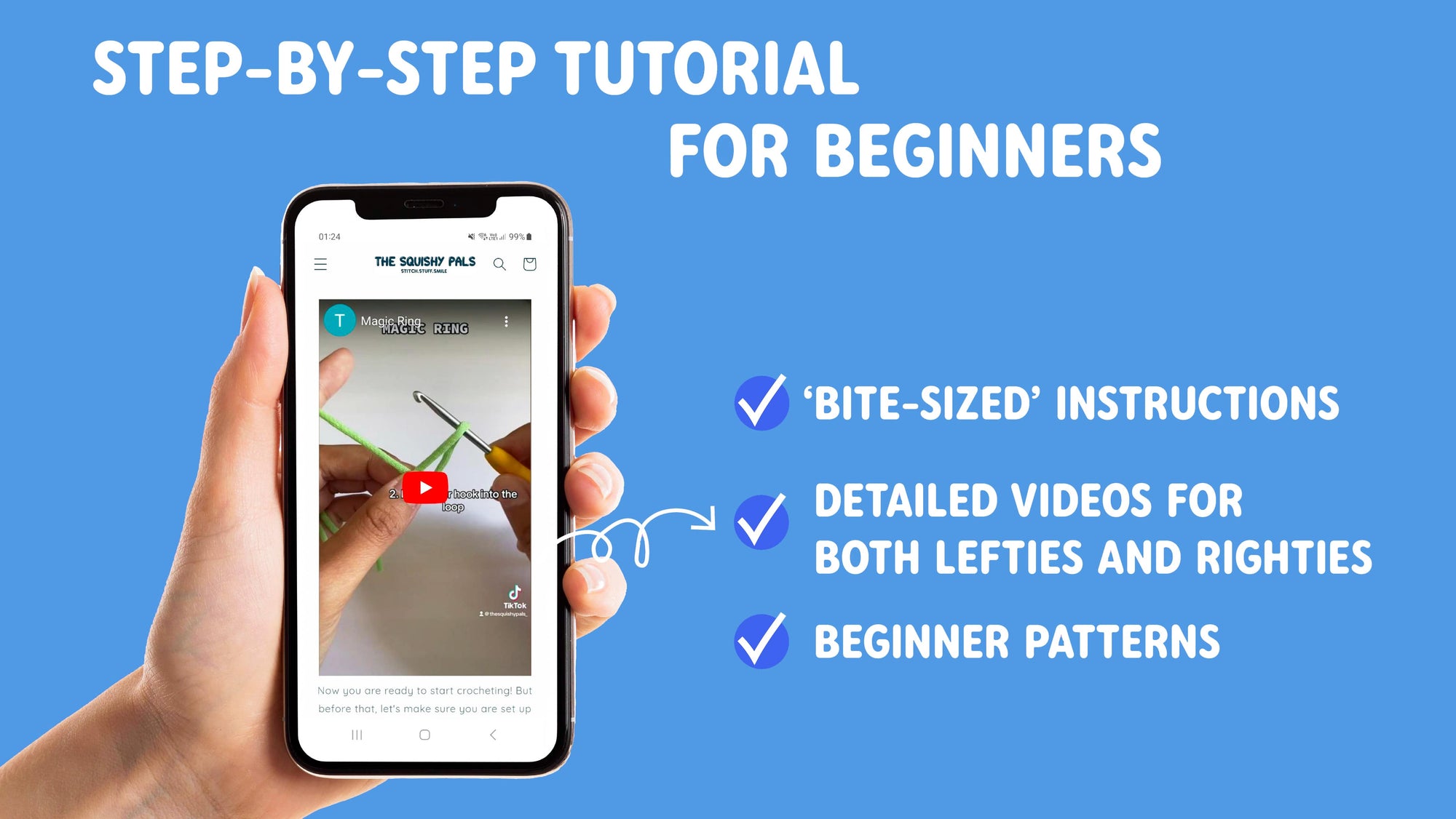 The Squishy Pals | Best Amigurumi Kits for Beginners